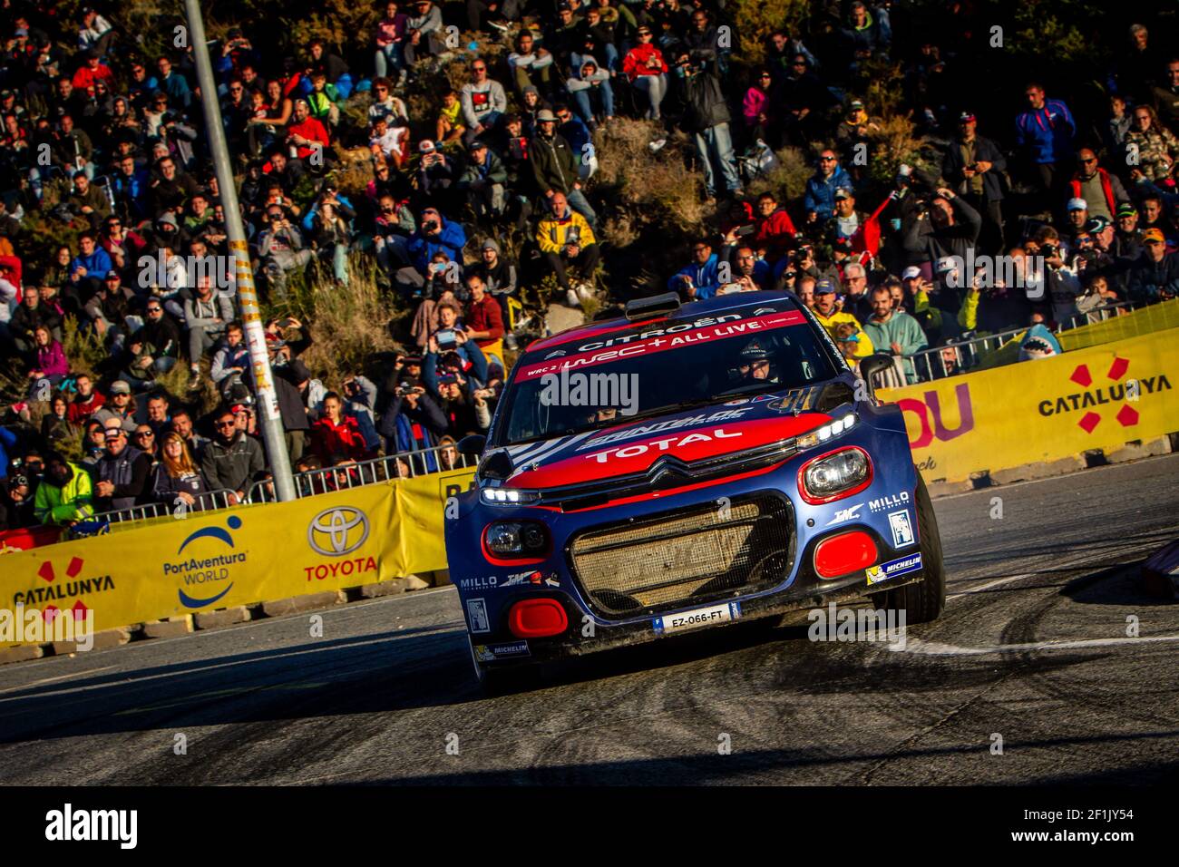 during the 2019 WRC World Rally Car Championship, rally of Spain from ...