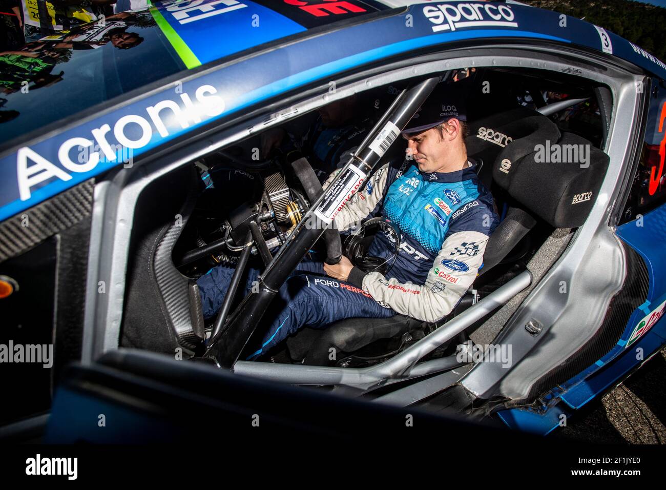 during the 2019 WRC World Rally Car Championship, rally of Spain from ...