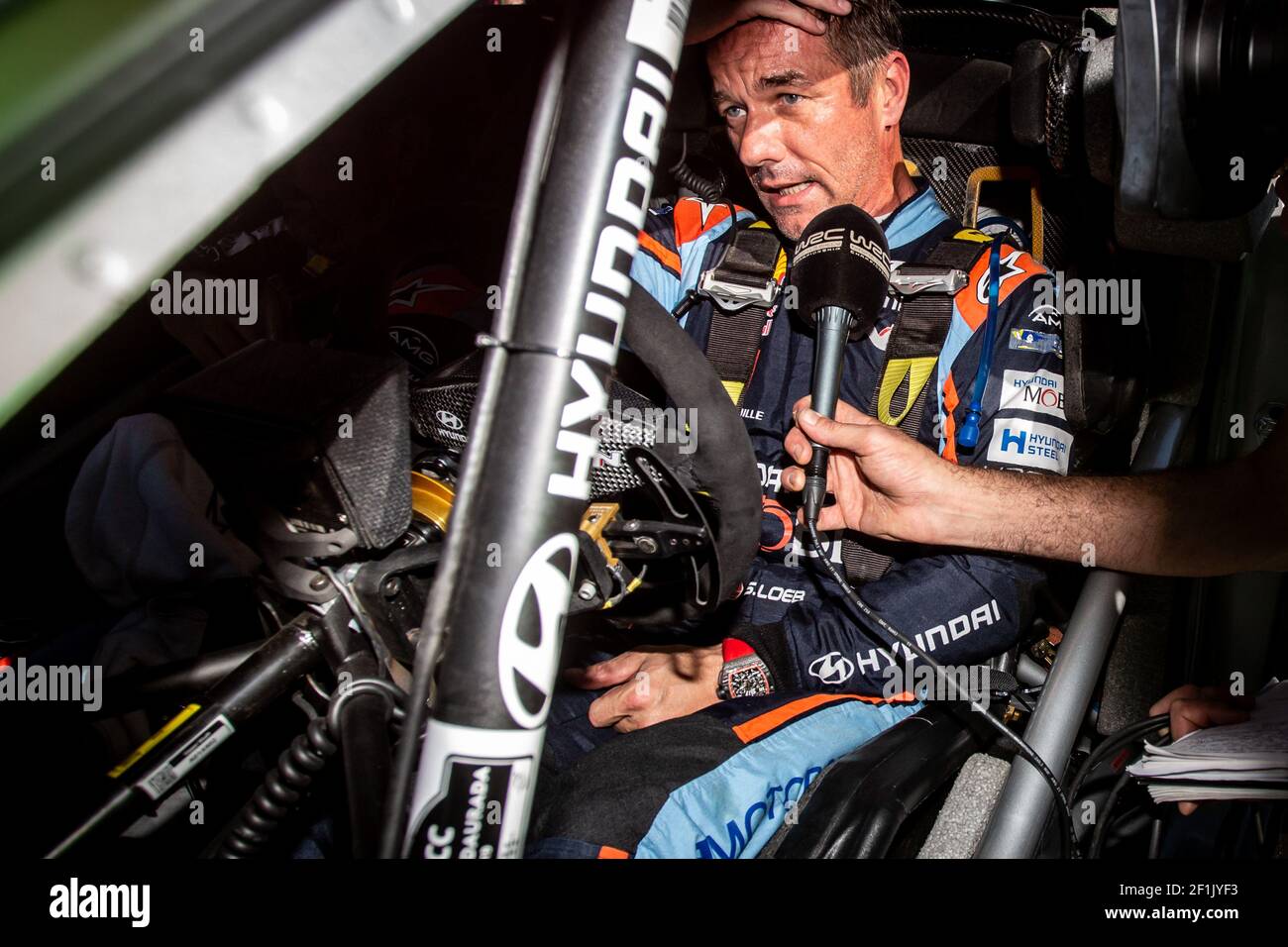 during the 2019 WRC World Rally Car Championship, rally of Spain from ...