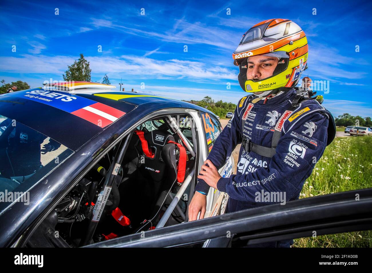 SCHWEDT Roman, (DEU), Peugeot 208 R2, Team Romo, portrait during the ...