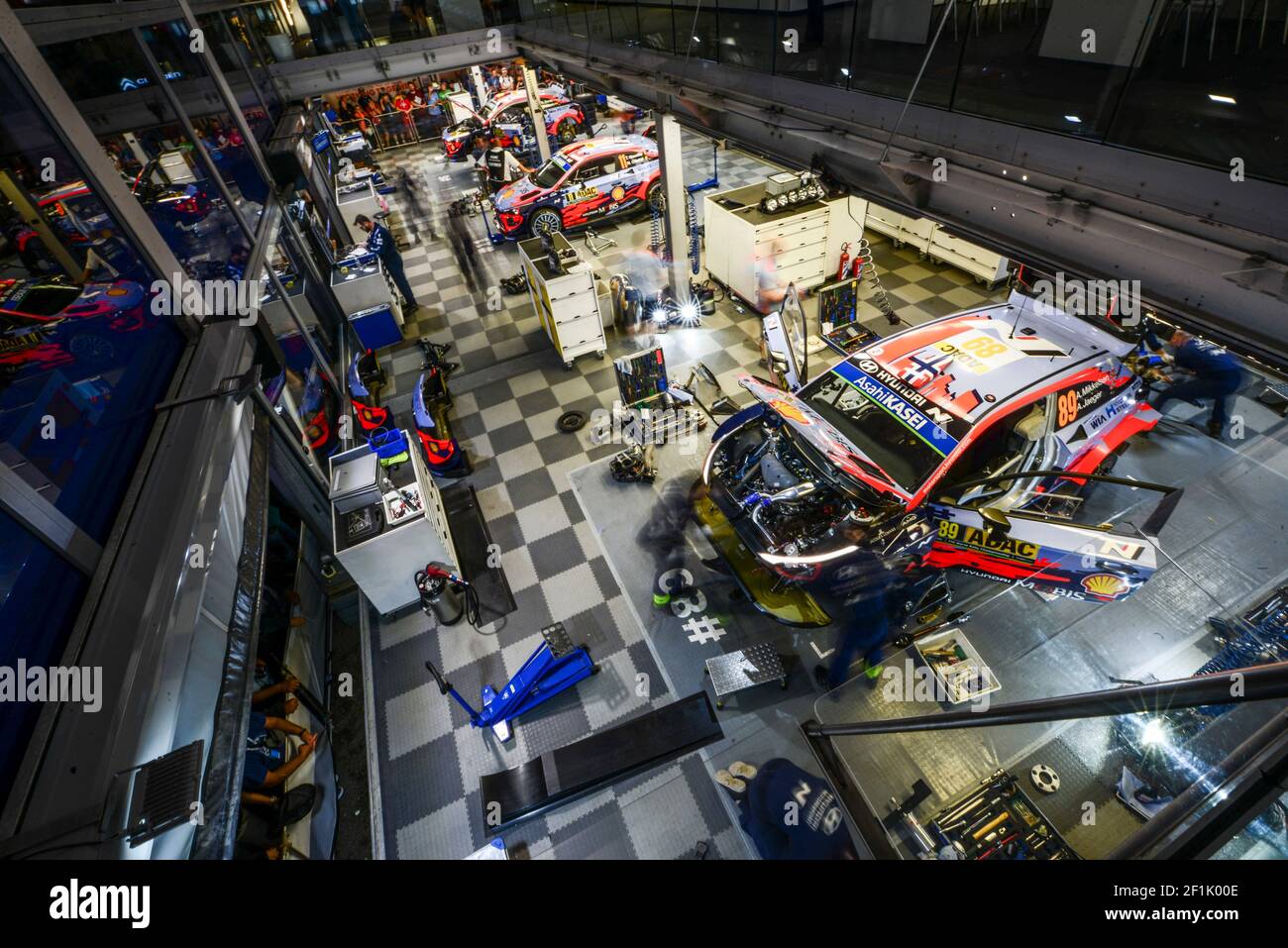 Team HYUNDAI SHELL MOBIS WORLD RALLY TEAM, action during the 2019 WRC ...