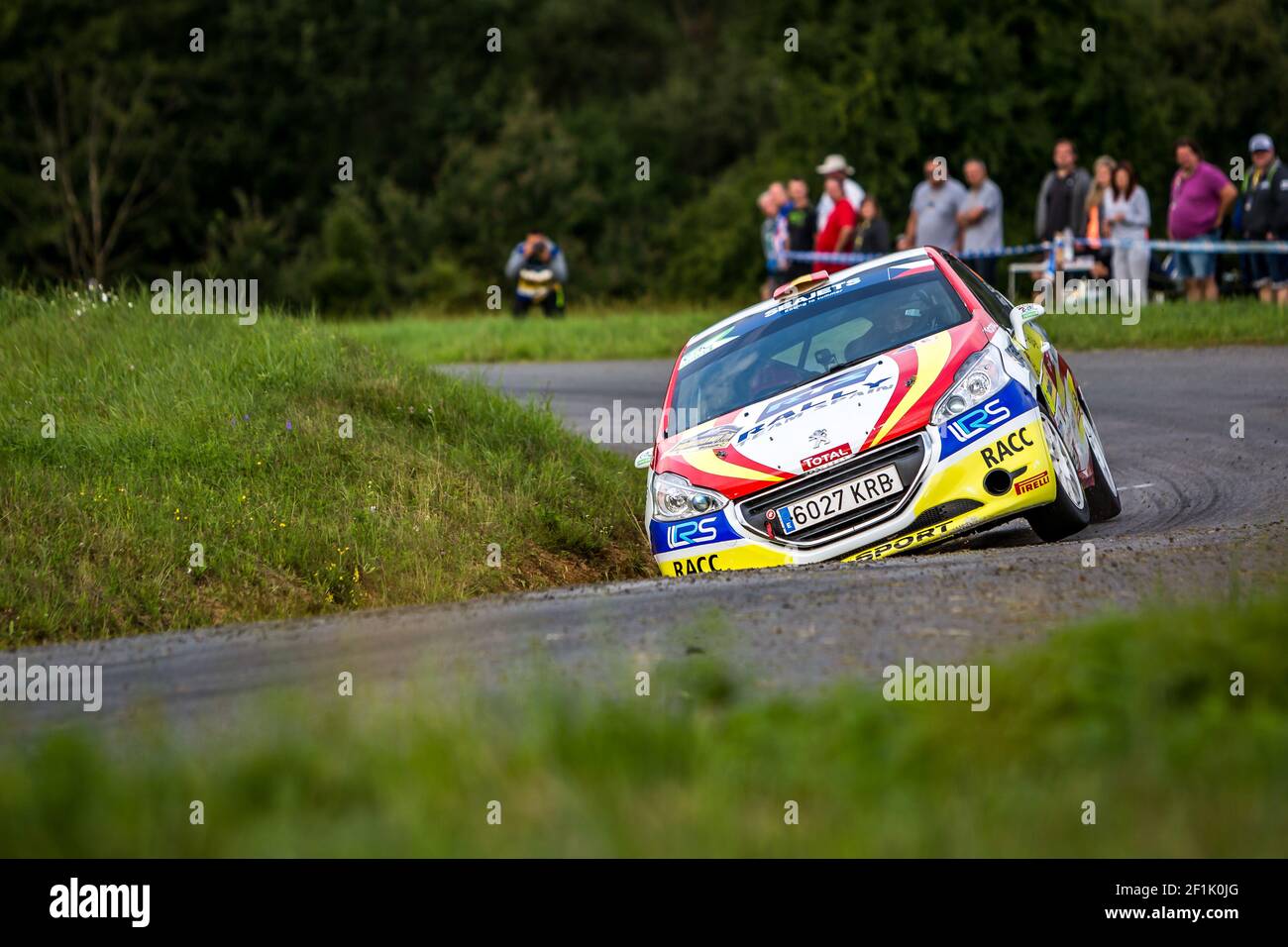36 Efren LLARENA (ESP), Sara FERNANDEZ (ESP), Peugeot 208 R2, Rallye ...
