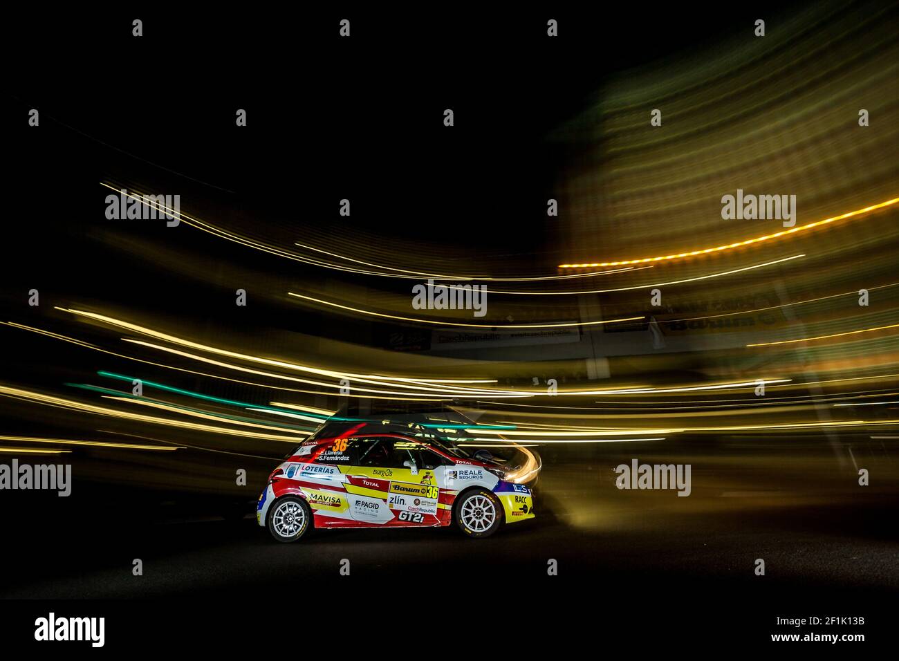 36 Efren LLARENA (ESP), Sara FERNANDEZ (ESP), Peugeot 208 R2, Rallye ...