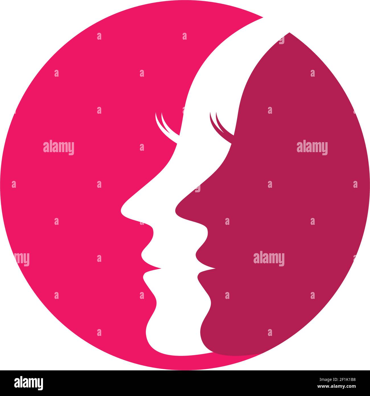 Face logo template vector icon illustration design Stock Vector Image ...