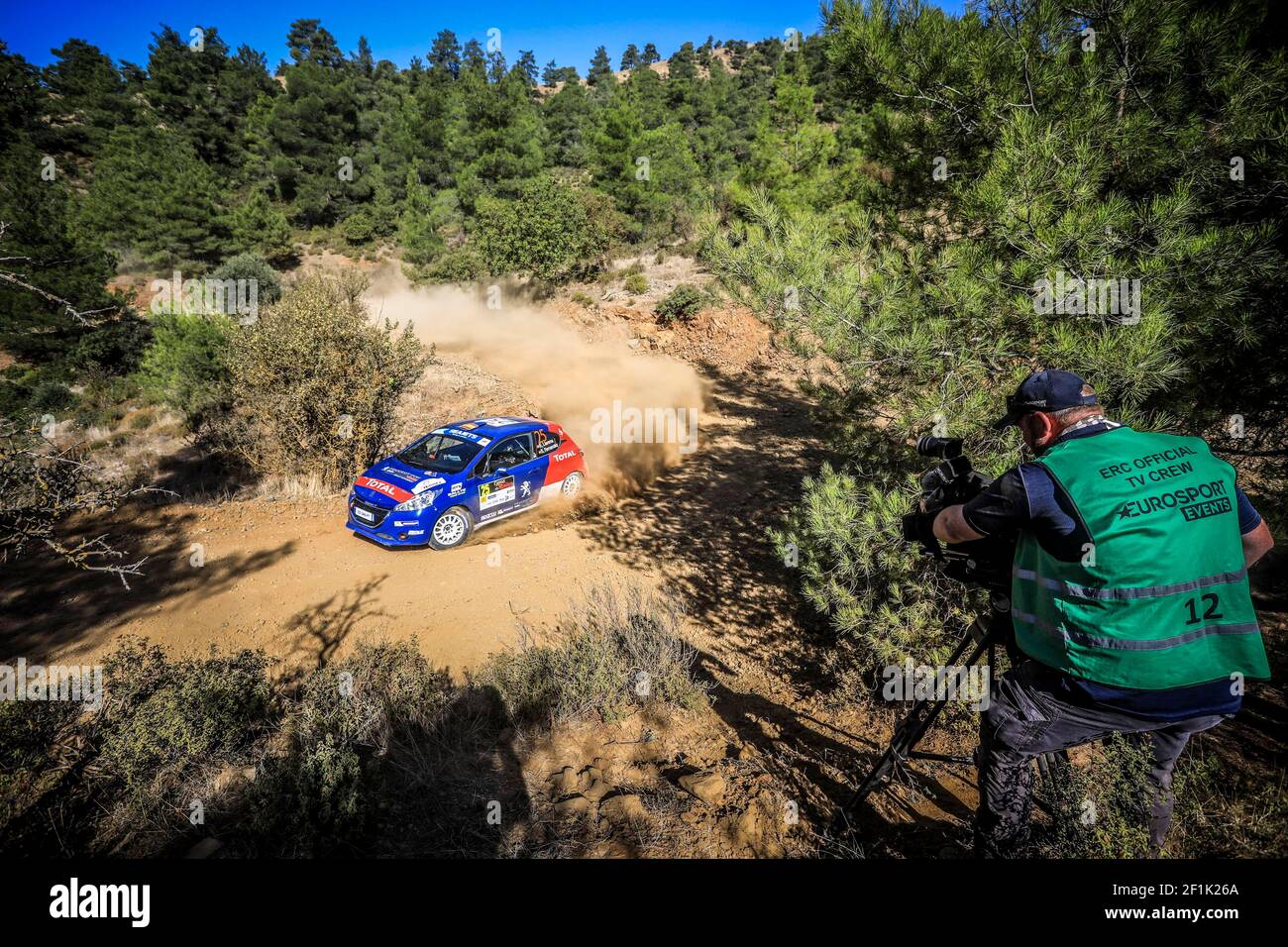 25 LLARENA Efren (ESP), FERNANDEZ Sara (ESP), Peugeot 208 R2, Rallye ...