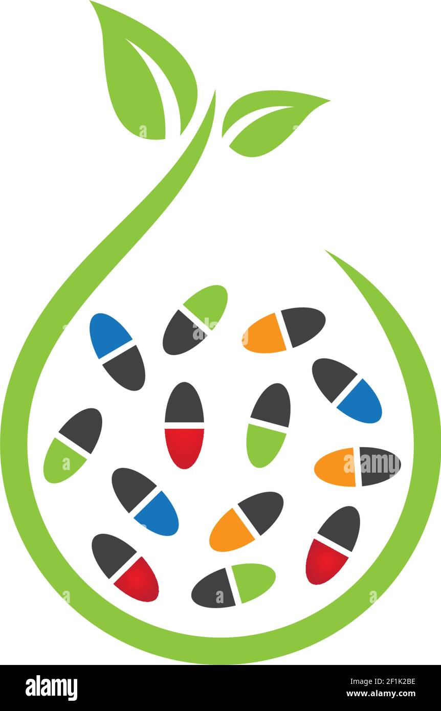 Drug logo template vector icon illustration design Stock Vector Image ...