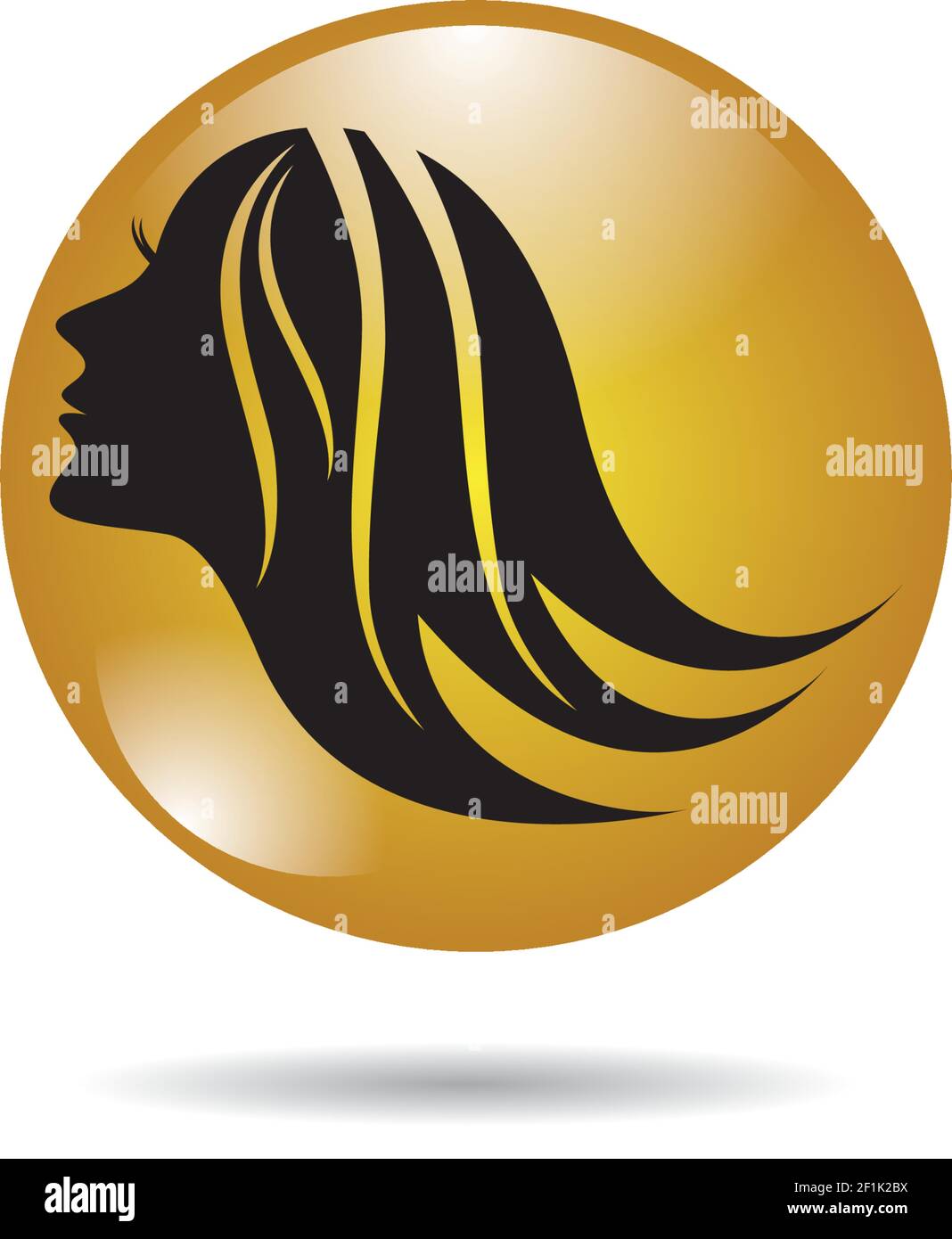 Hair logo template vector icon illustration design Stock Vector Image ...