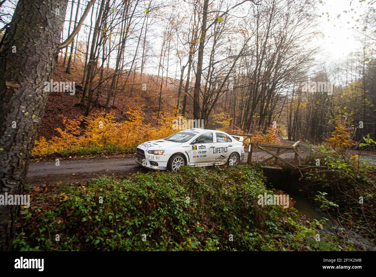 21 NAGY Matyas (hun), NAGY Tamas (hun), Mitsubishi Lancer evo x, action ...