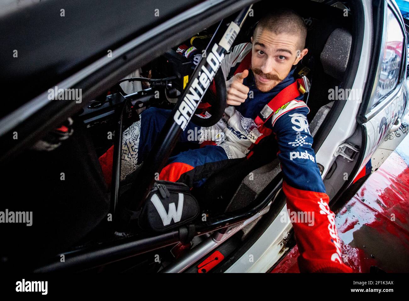 JOHNSTON Sean (deu), Saintéloc Junior Team, Peugeot 208 R2, portrait ...