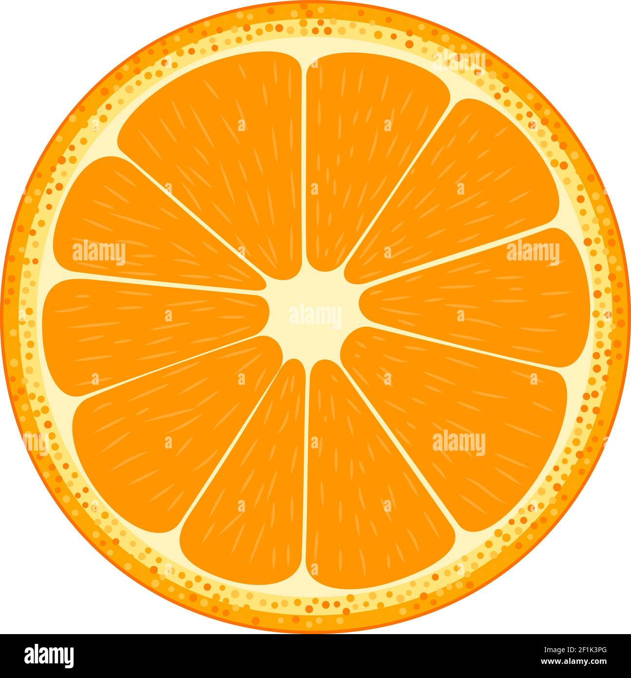 Half orange clipart hi-res stock photography and images - Alamy