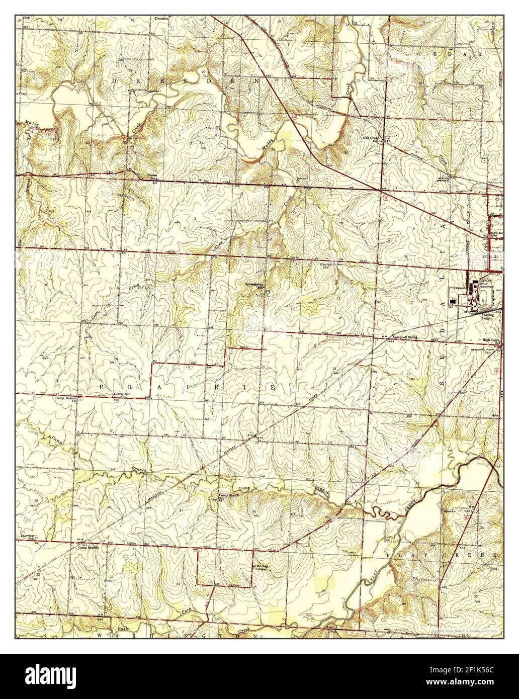 Map Of Sedalia High Resolution Stock Photography and Images - Alamy