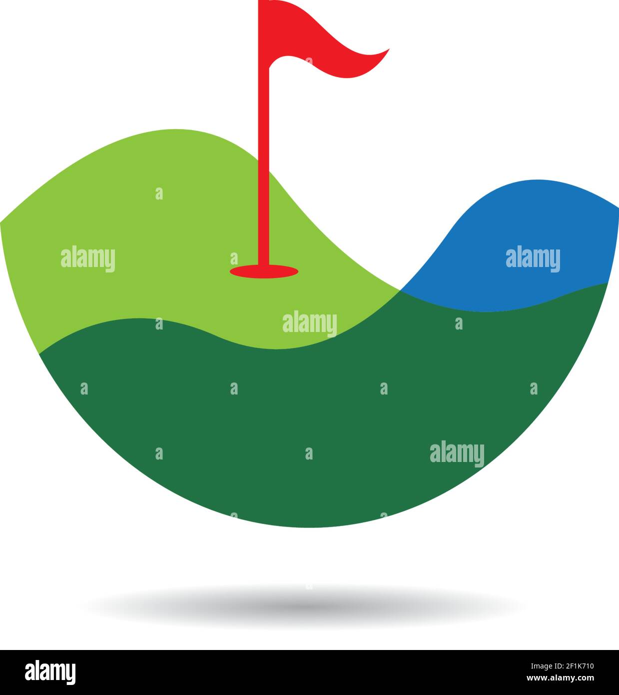 Golf Logo Template vector illustration icon design Stock Vector Image ...