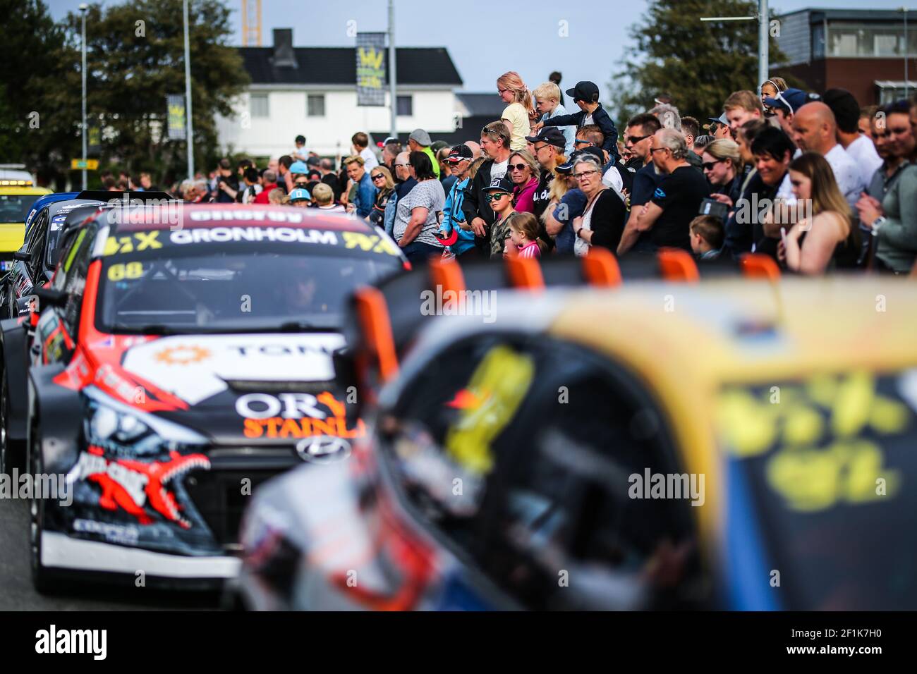 Spectators during the Norway FIA WRX World Rallycross Championship 2019 ...