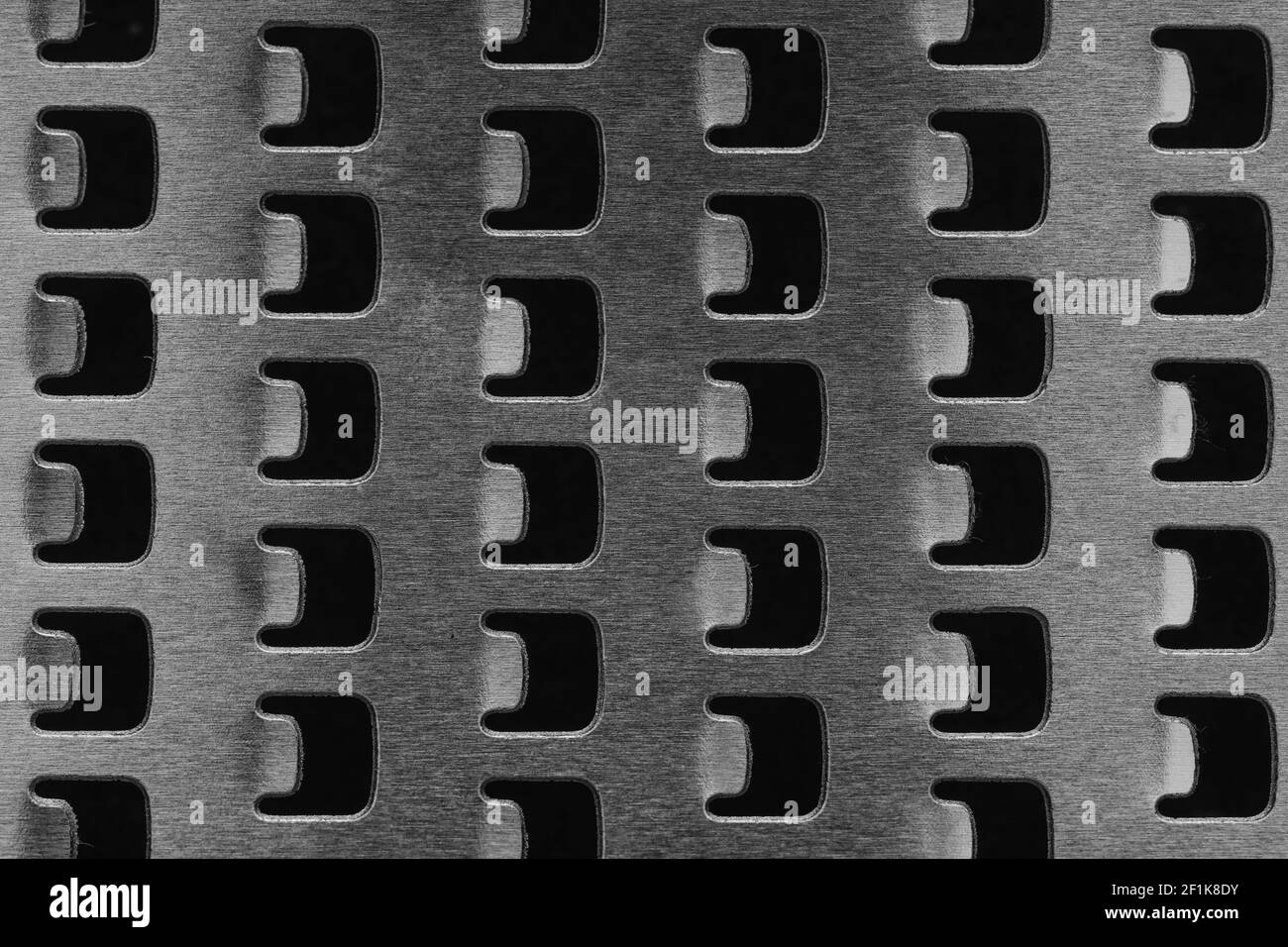 Texture of metal grater, closeup Stock Photo - Alamy