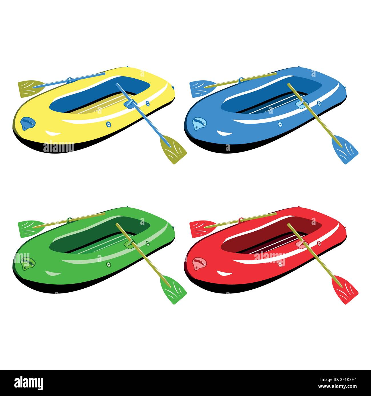 Rubber inflatable boats Cut Out Stock Images & Pictures - Alamy