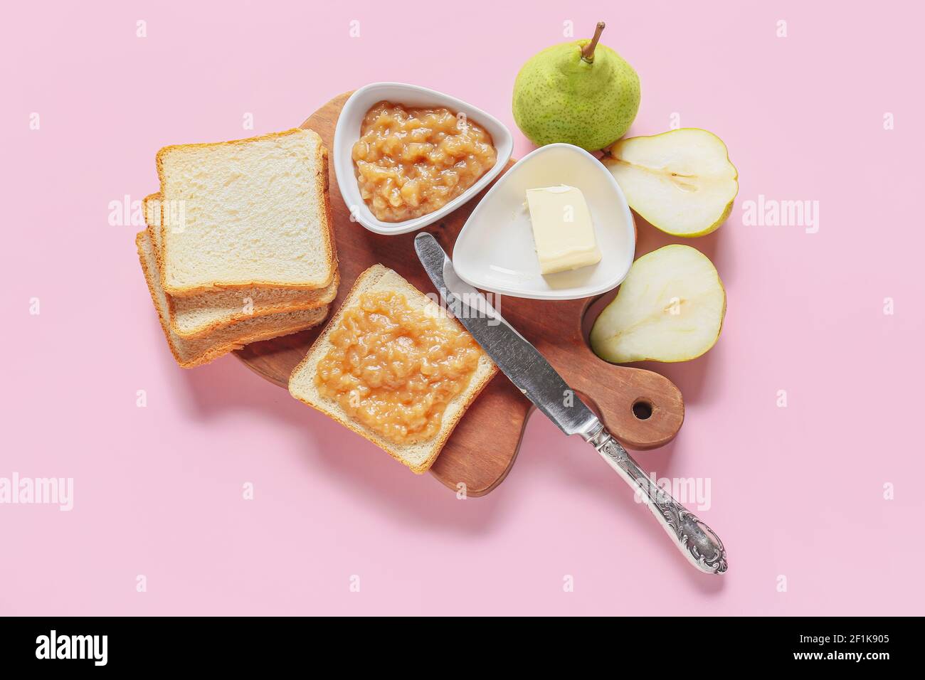 Smear butter on bread knife hi-res stock photography and images - Alamy