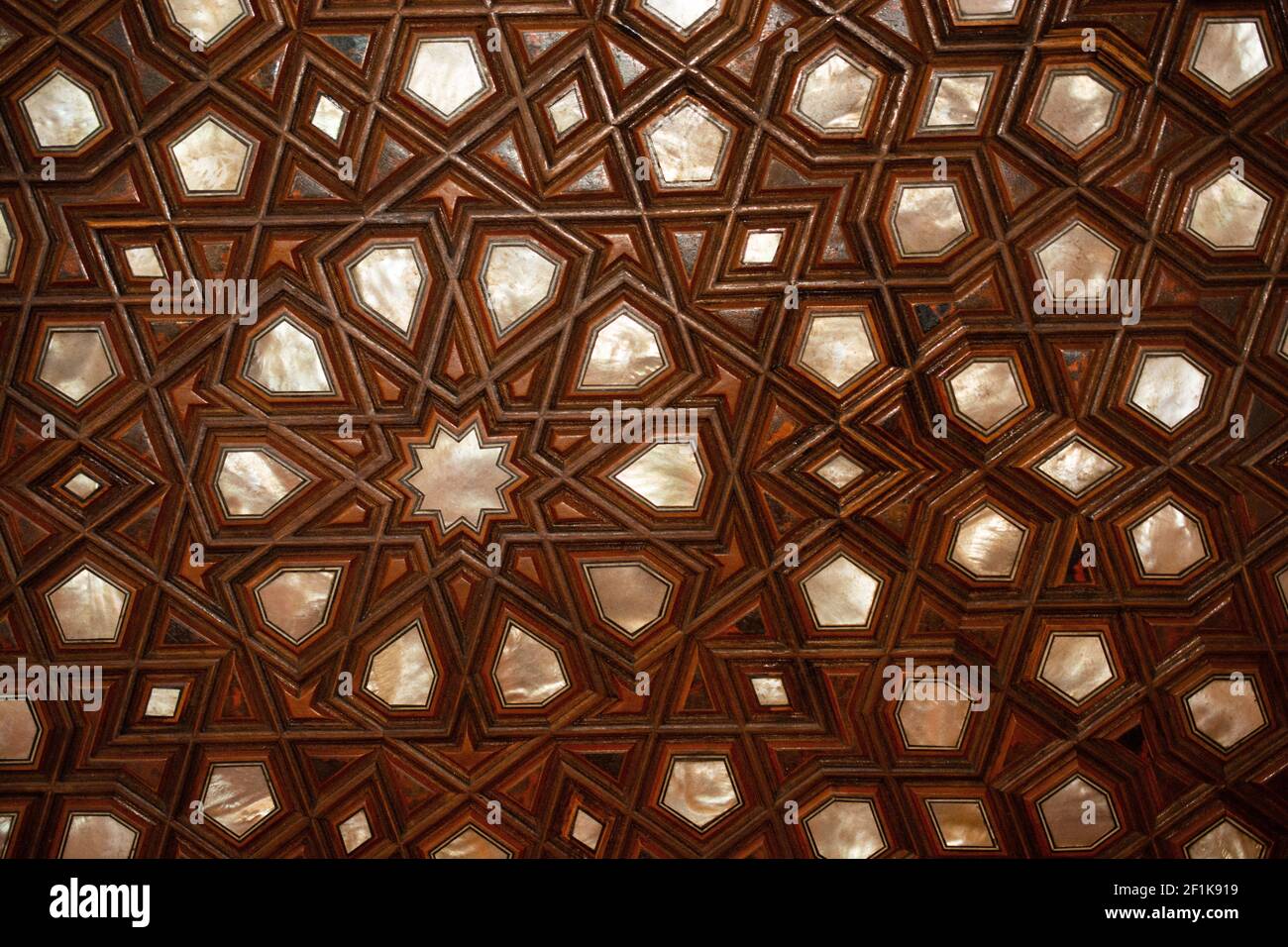 Ottoman Turkish art example of Mother of Pearl inlays Stock Photo - Alamy