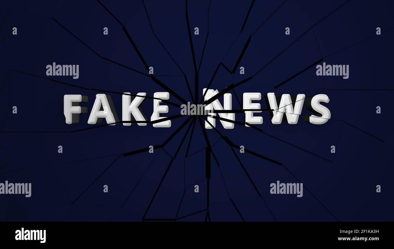 Fake news animated script that breaks, animation Stock Photo - Alamy