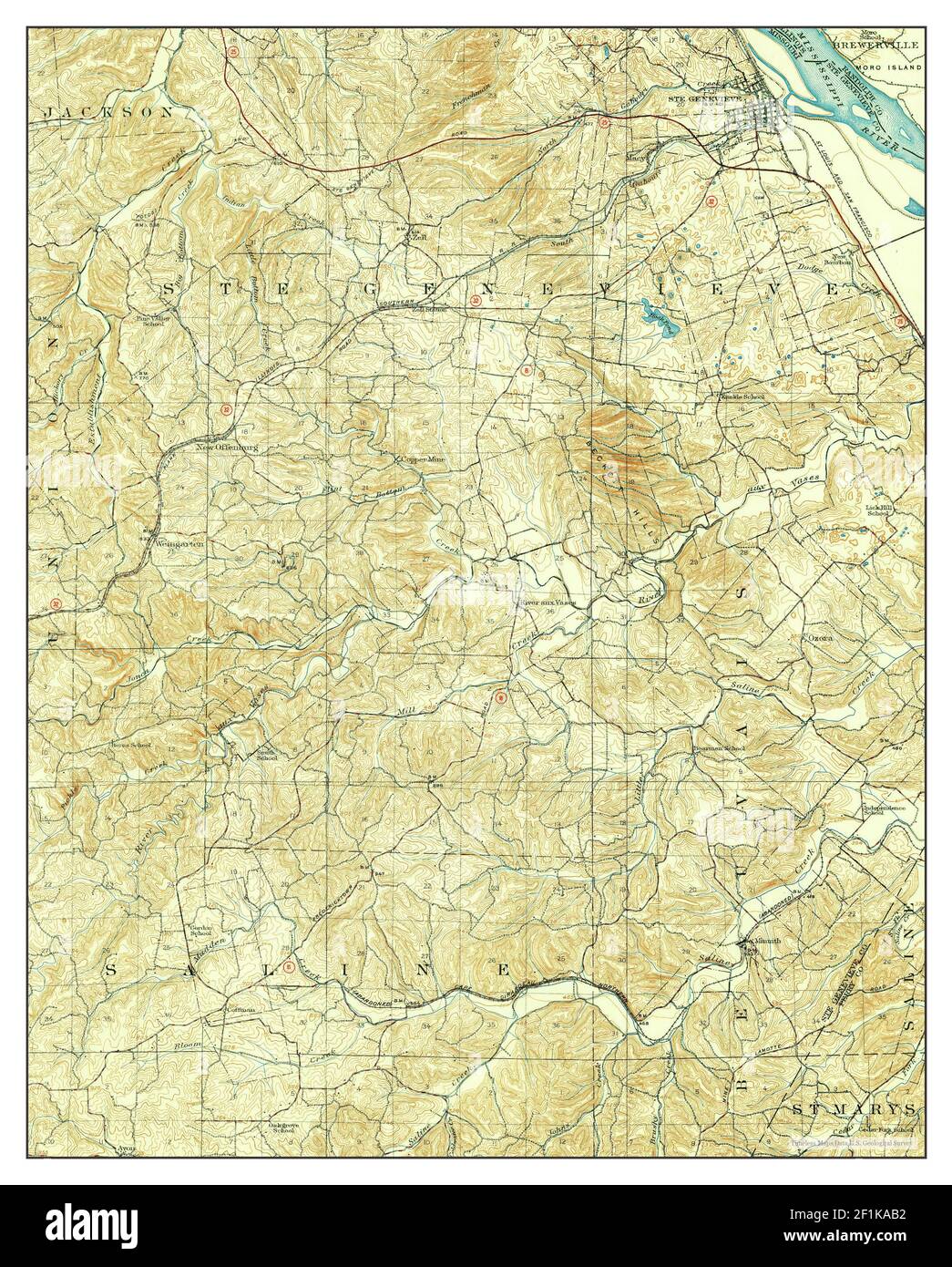 Weingarten, Missouri, map 1909, 1:62500, United States of America by ...