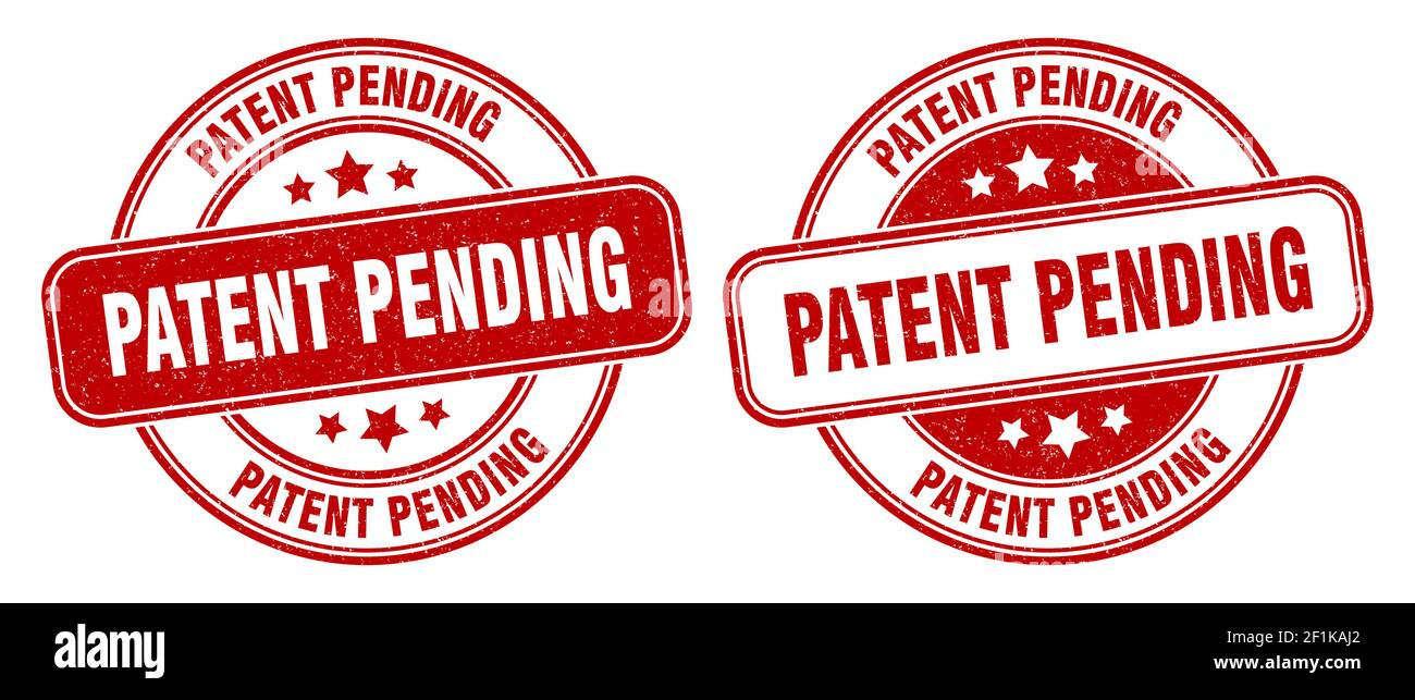 patent pending stamp. patent pending sign. round grunge label Stock ...