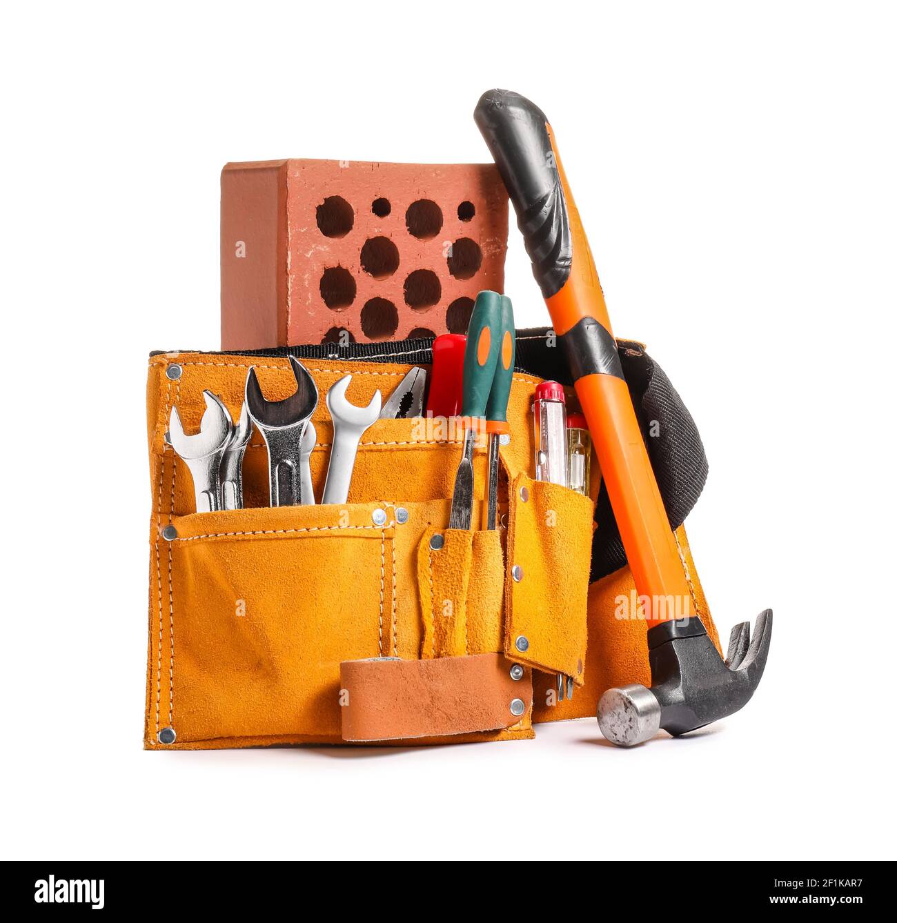 Set of construction tools on white background Stock Photo - Alamy