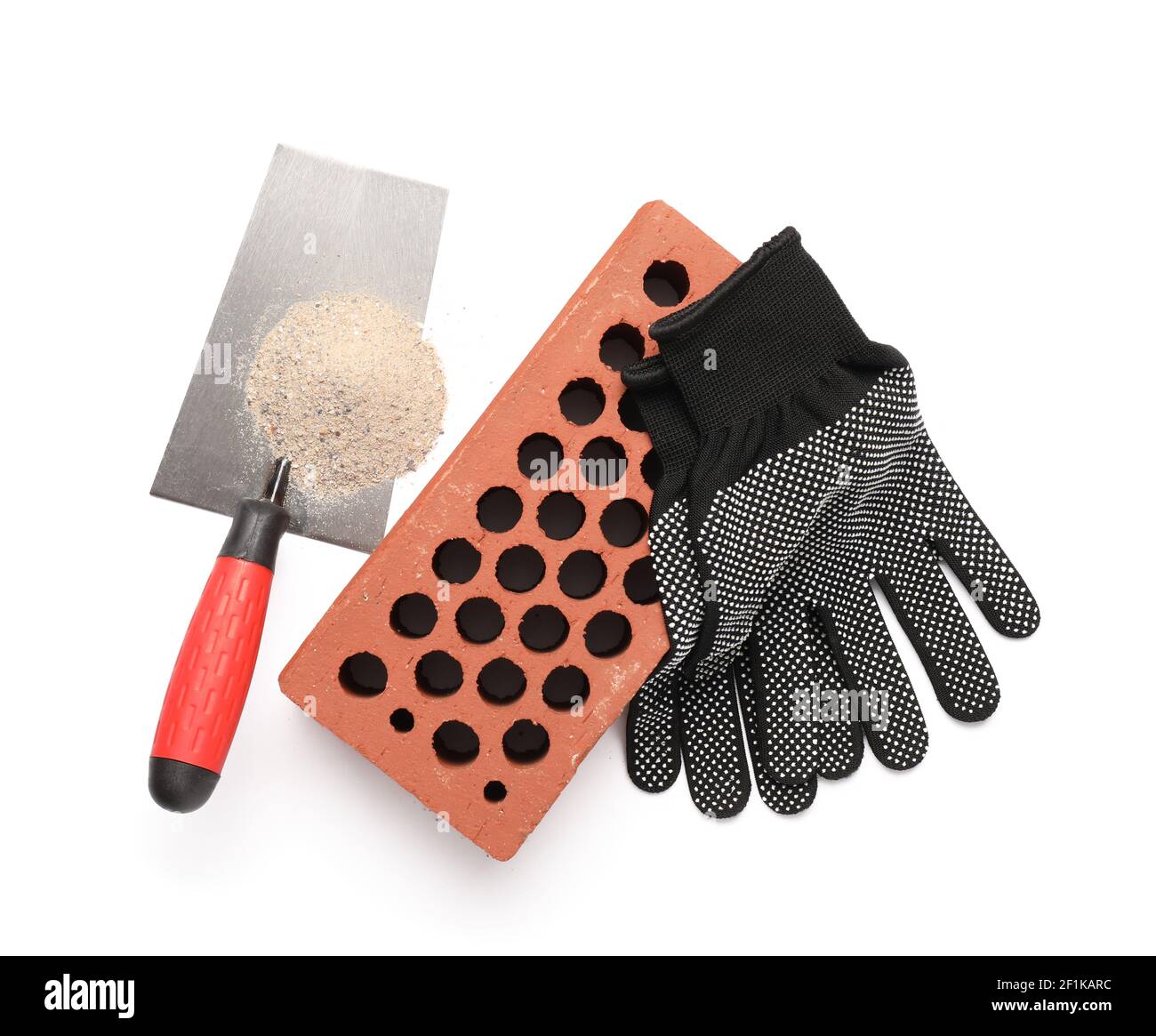 Set of construction tools on white background Stock Photo - Alamy