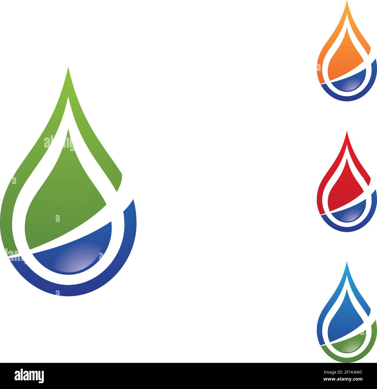Water drop logo template vector illustration design Stock Vector Image ...
