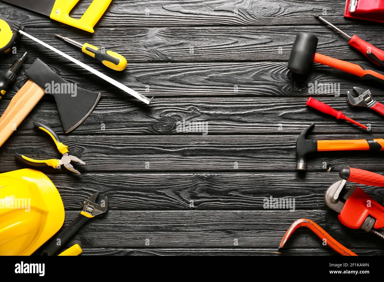 Construction tools background hi-res stock photography and images - Alamy