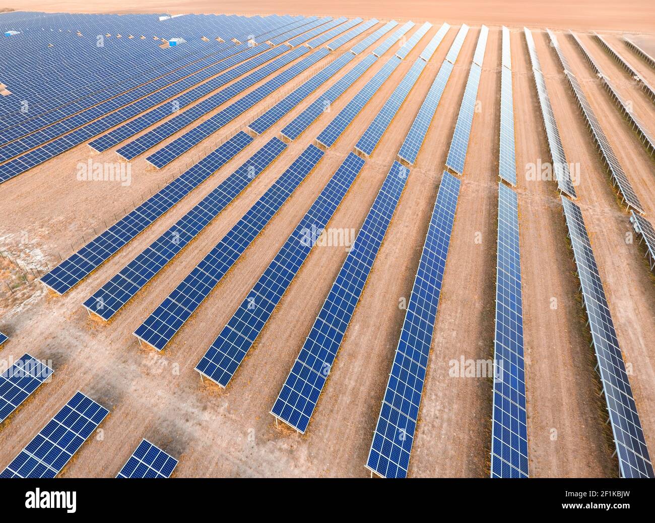 Modern solar panels installed outdoors Stock Photo - Alamy