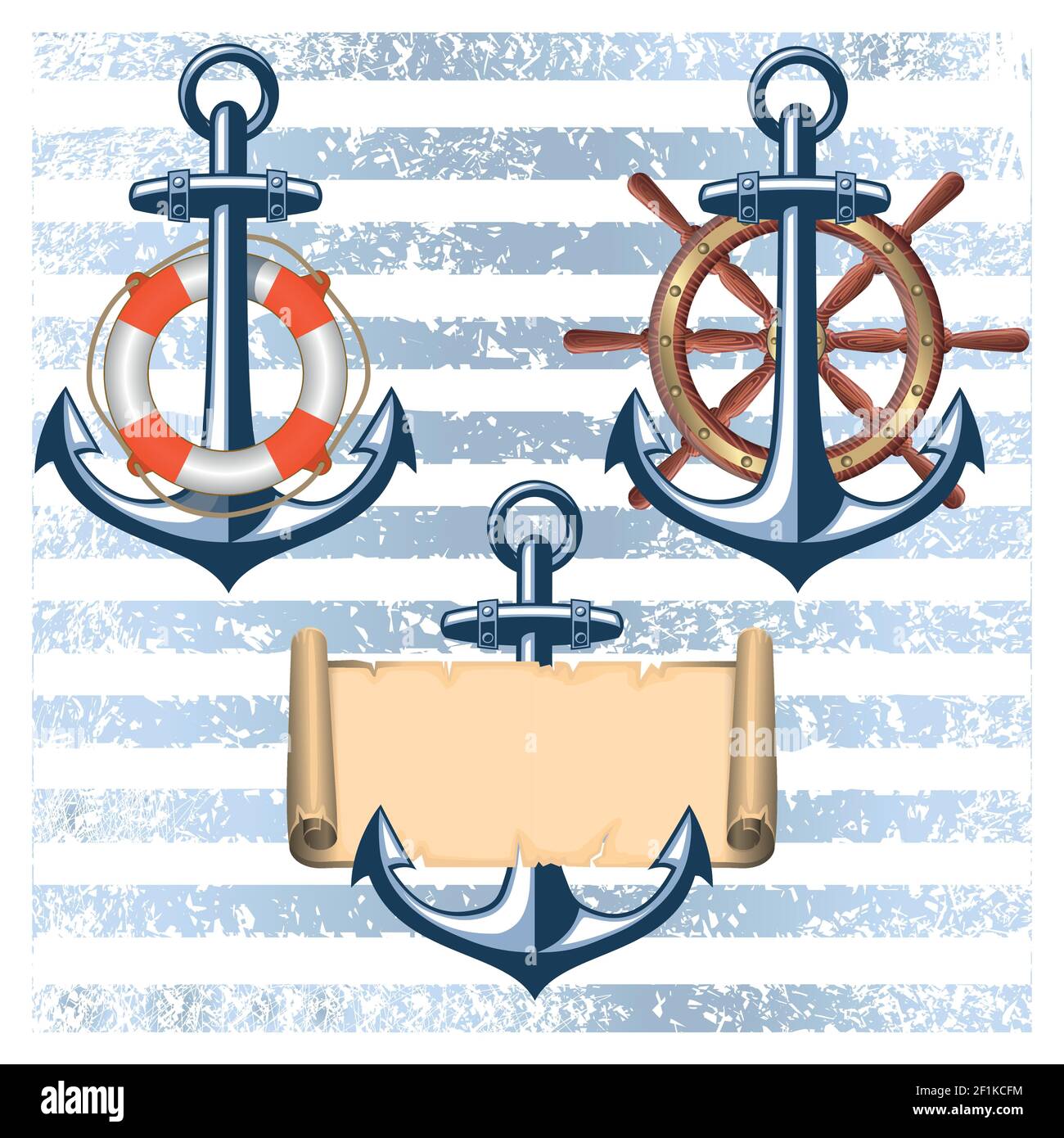 Collection of nautical designed elements Stock Vector Image & Art - Alamy