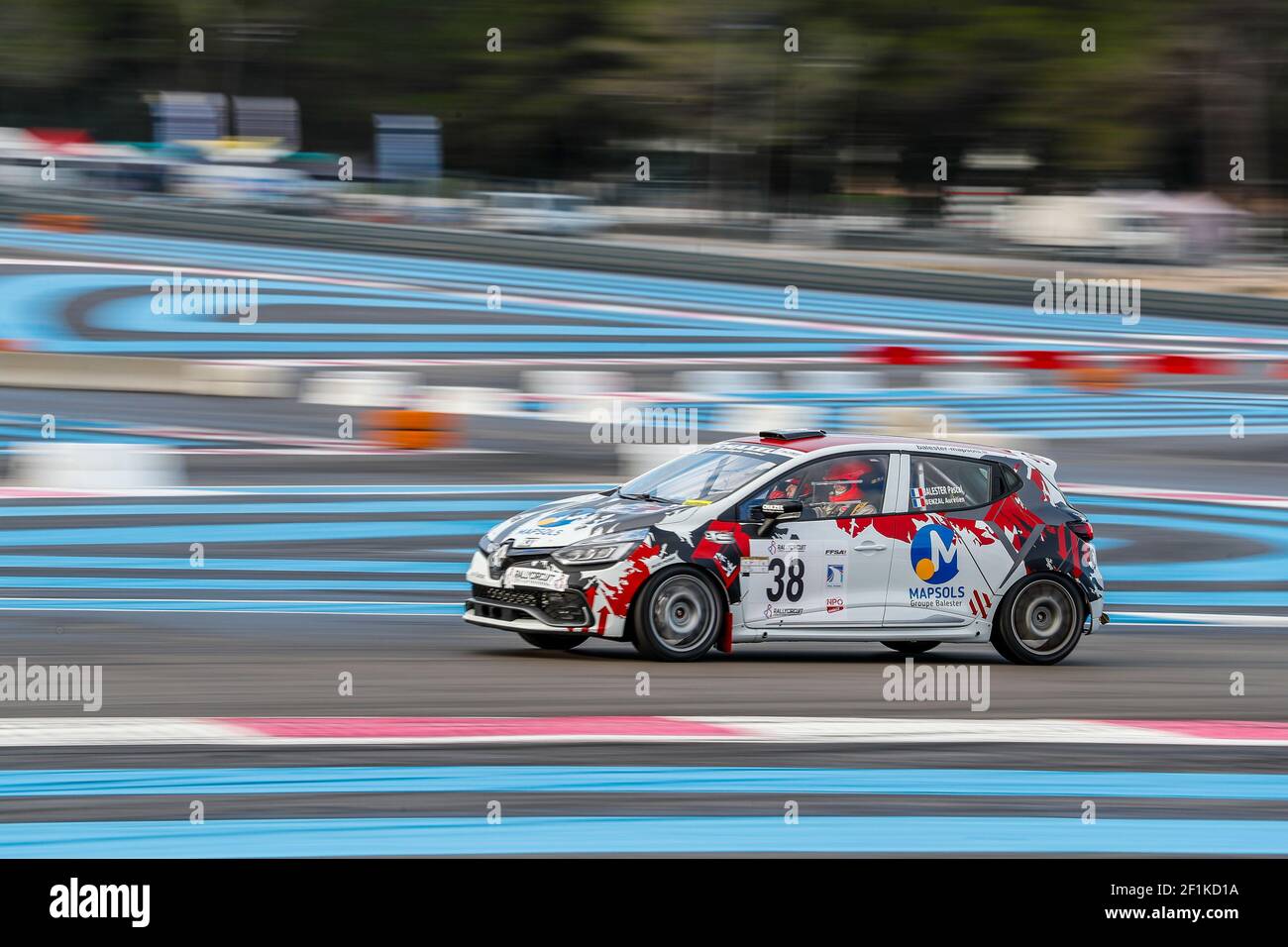 BALESTER Pascal, BENZAL Aurelien Renault Clio action, during the Rallycircuit race at Paul ...