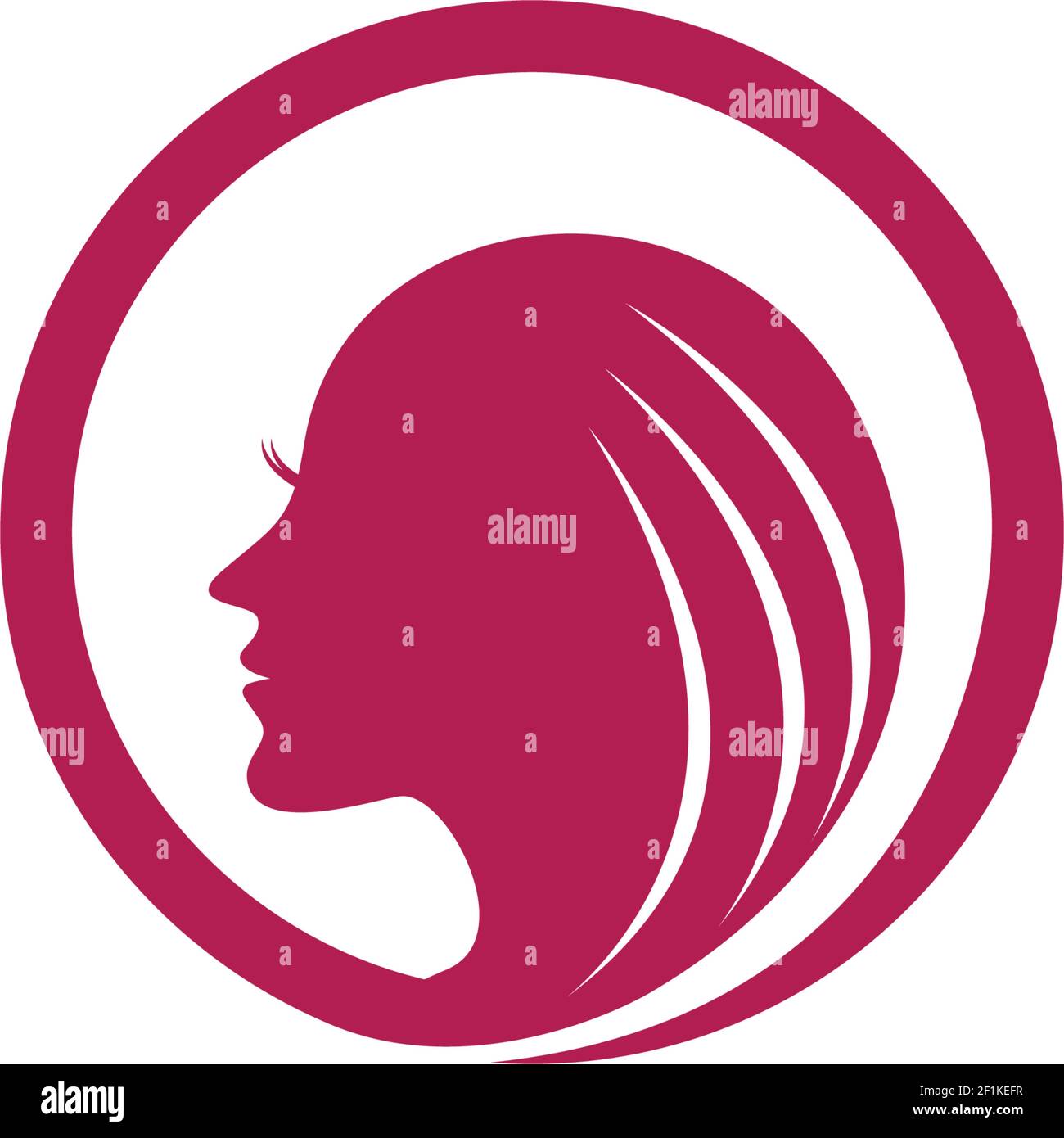Hair logo template vector icon illustration design Stock Vector Image ...