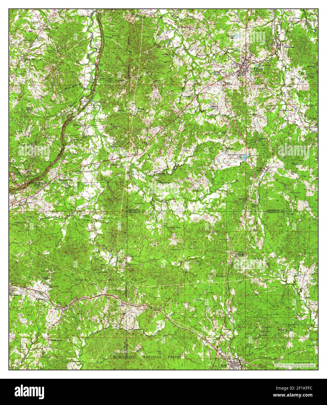 Fayette mississippi map hi-res stock photography and images - Alamy