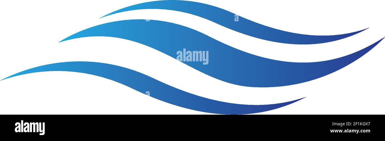 Wave Symbol illustration design Stock Vector Image & Art - Alamy