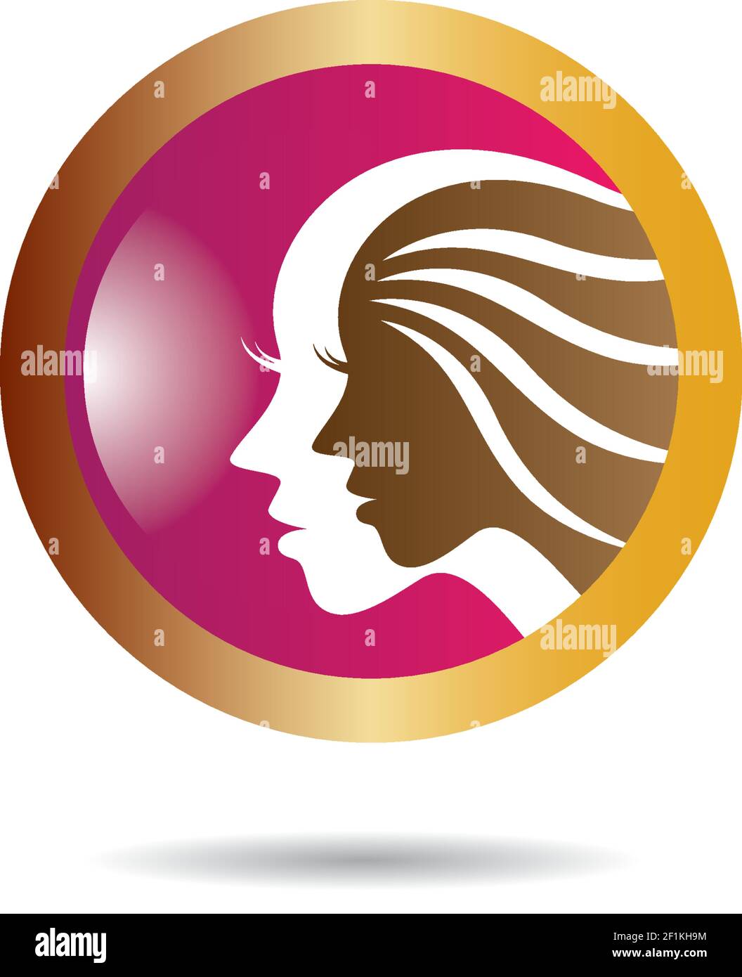 Face logo template vector icon illustration design Stock Vector Image ...