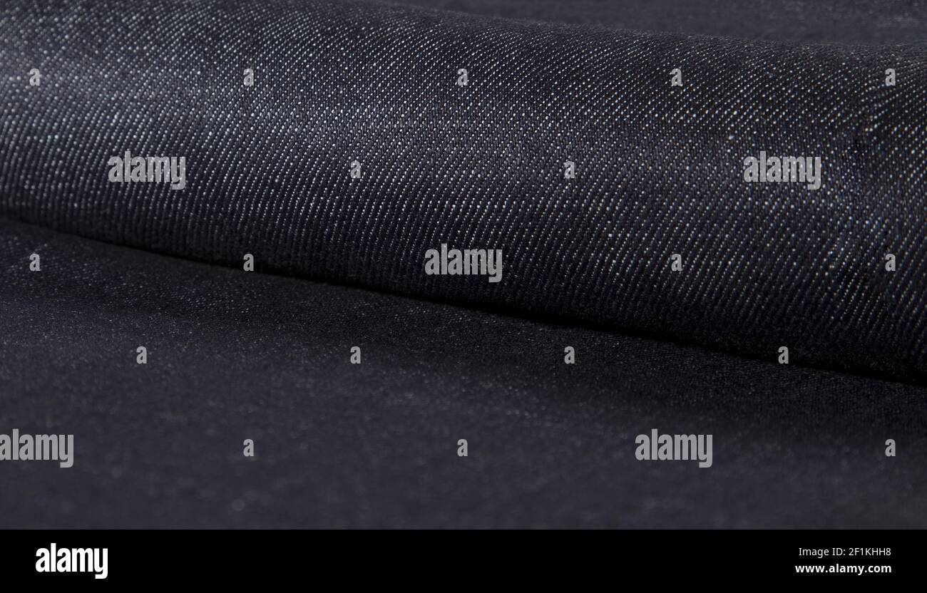 Denim fabric roll hi-res stock photography and images - Alamy