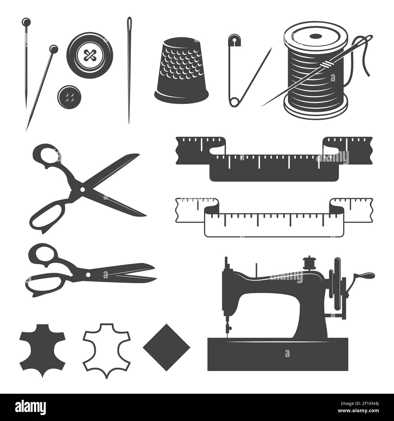 Vintage style sewing shop Cut Out Stock Images & Pictures - Alamy