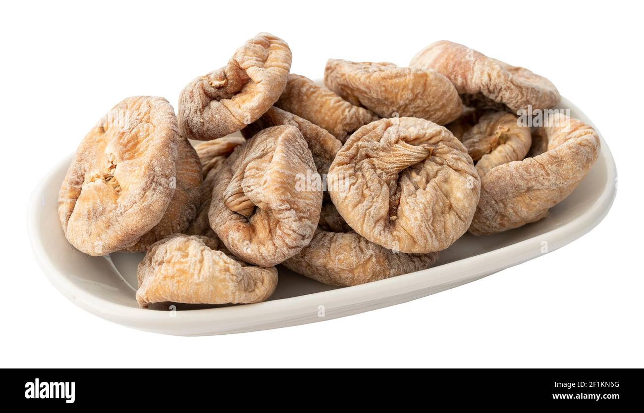 Dry fig isolated on white background Stock Photo - Alamy