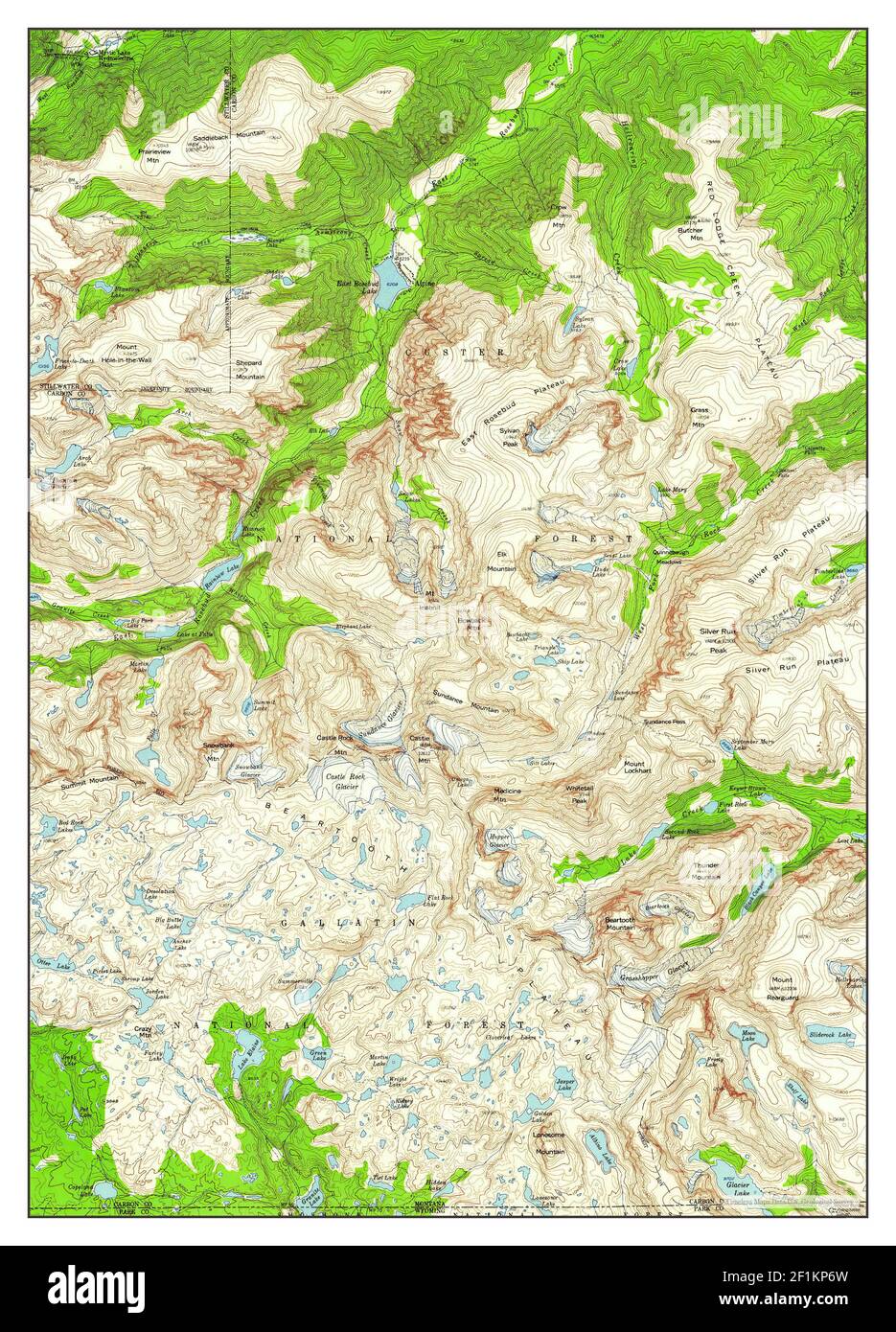 Alpine, Montana, map 1956, 1:62500, United States of America by ...