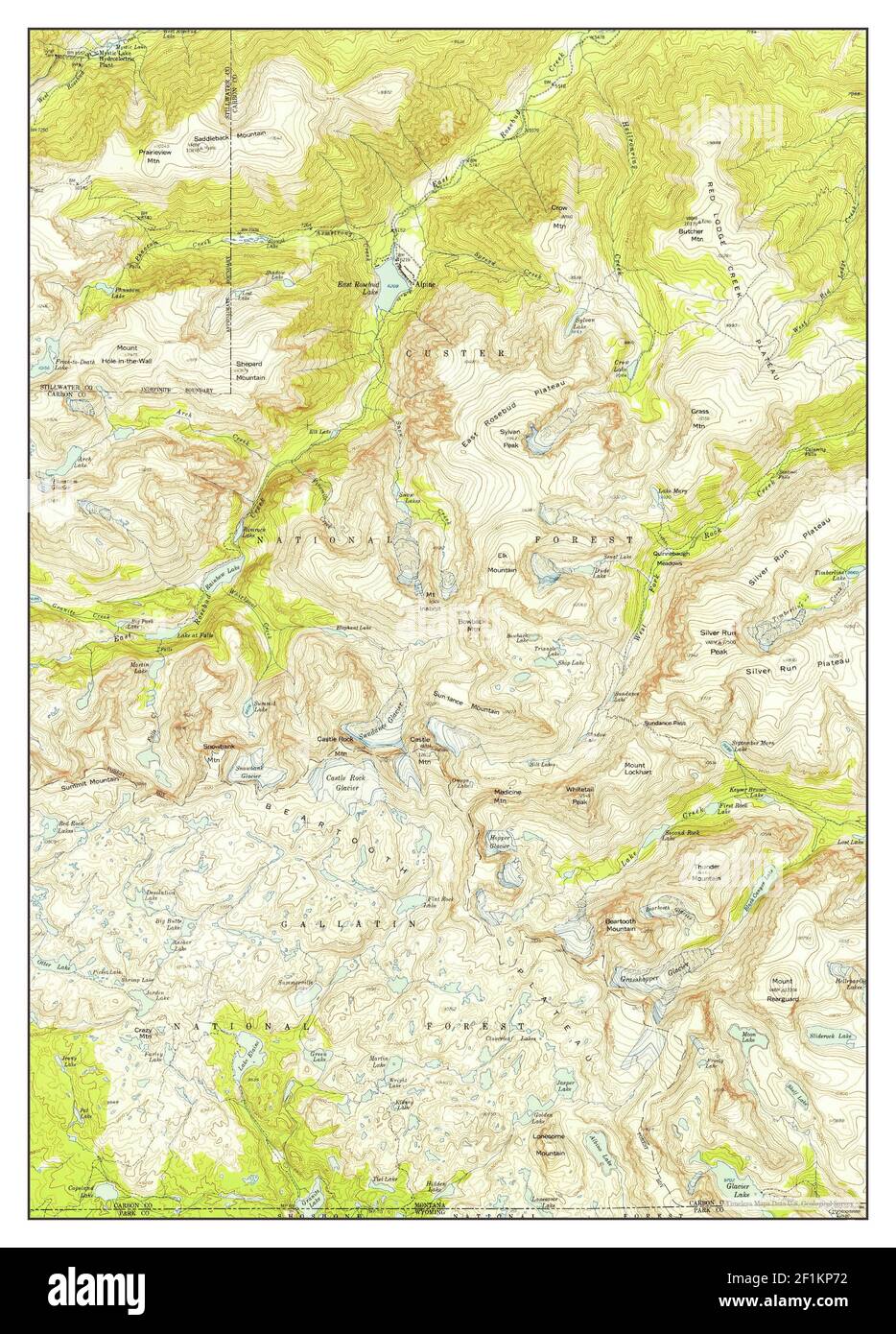 Alpine, Montana, map 1956, 1:62500, United States of America by ...