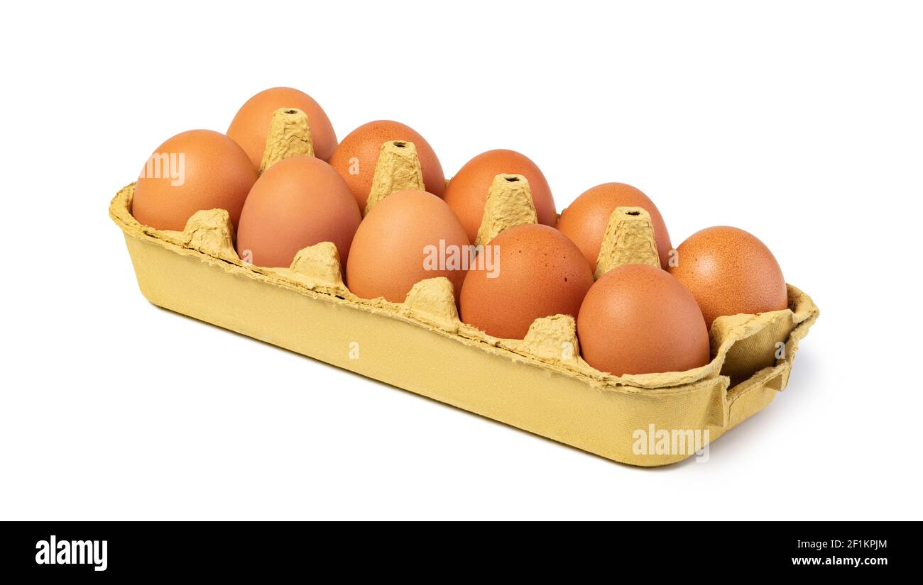 Chicken egg box Cut Out Stock Images & Pictures - Alamy