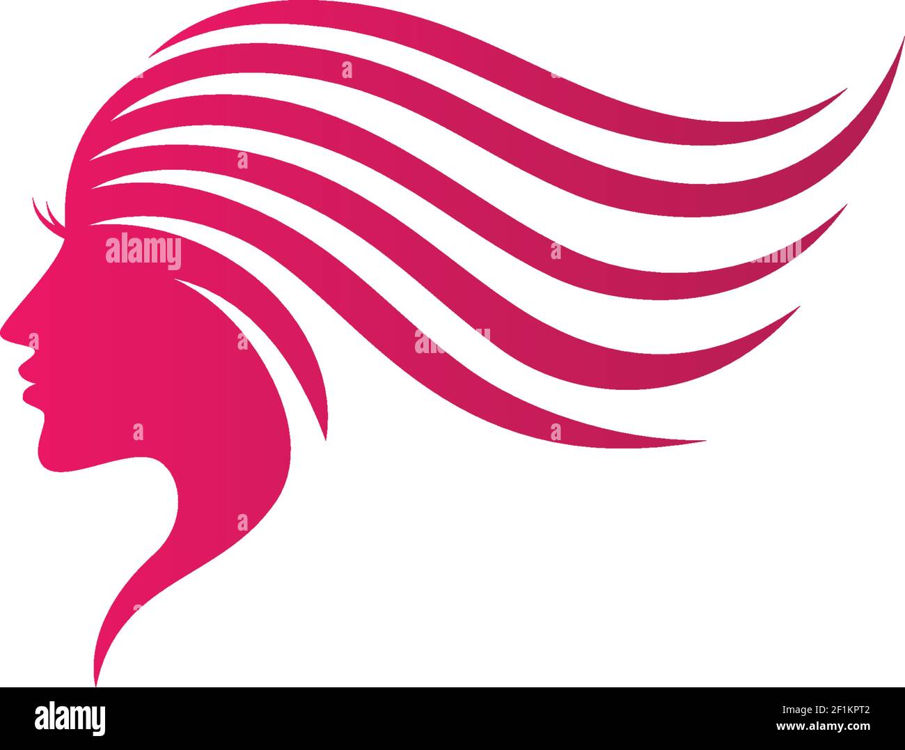 Hair logo template vector icon illustration design Stock Vector Image ...