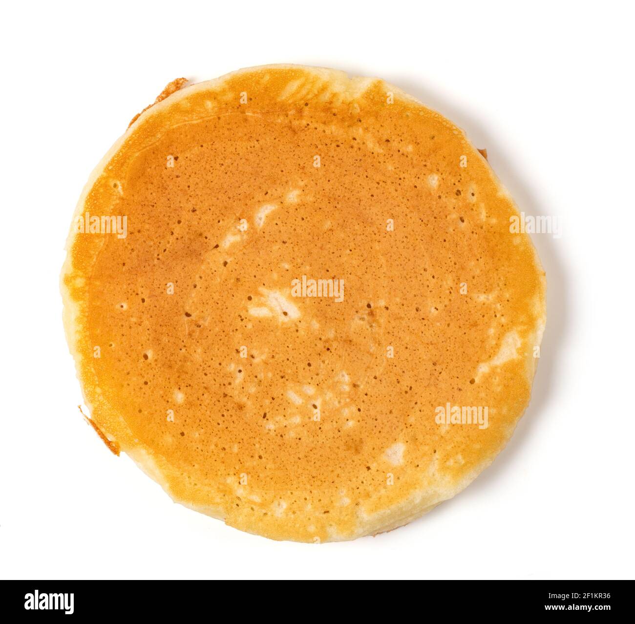 Pile pancakes top view Cut Out Stock Images & Pictures - Alamy