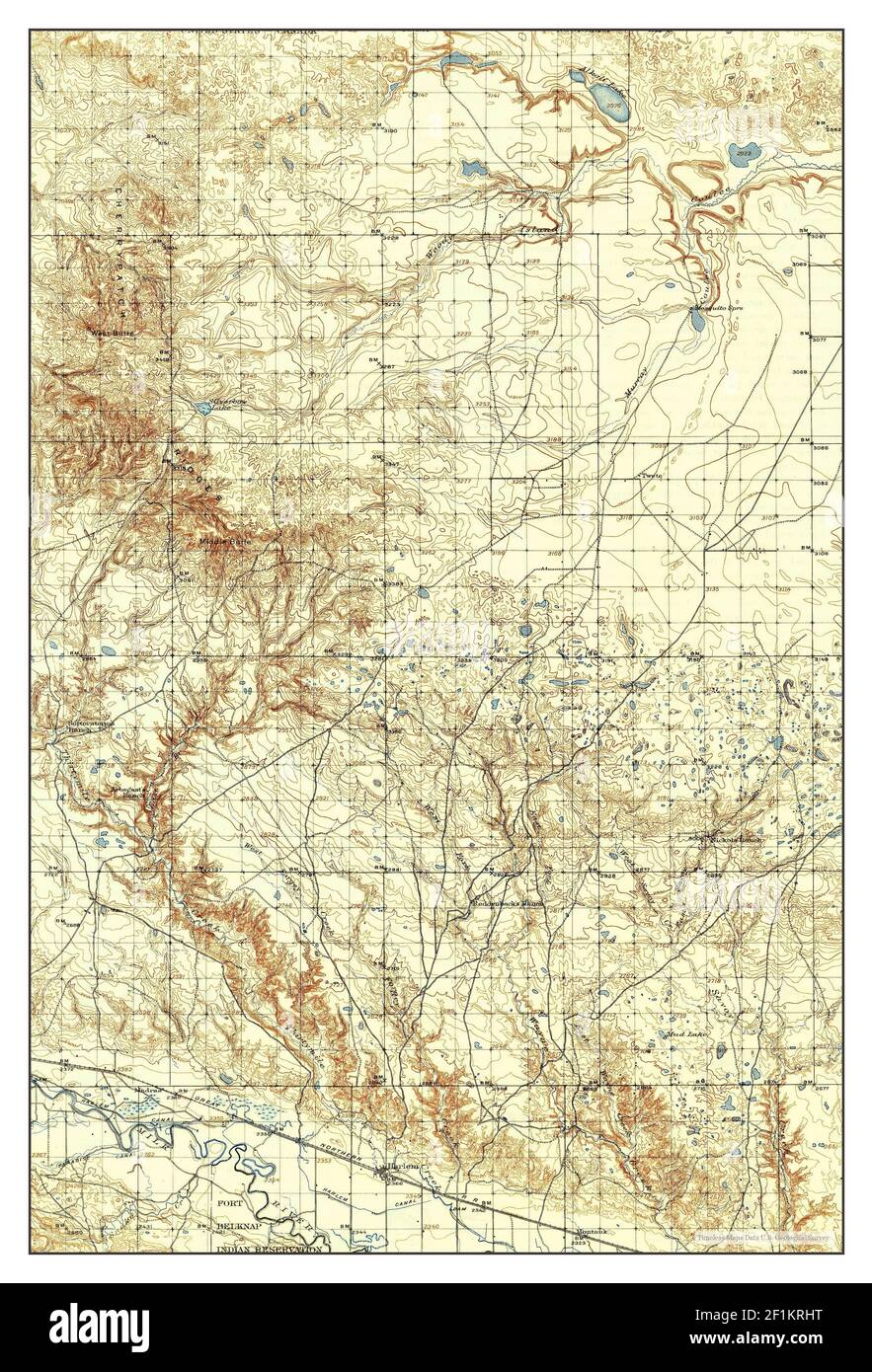 1913 montana map hi-res stock photography and images - Alamy