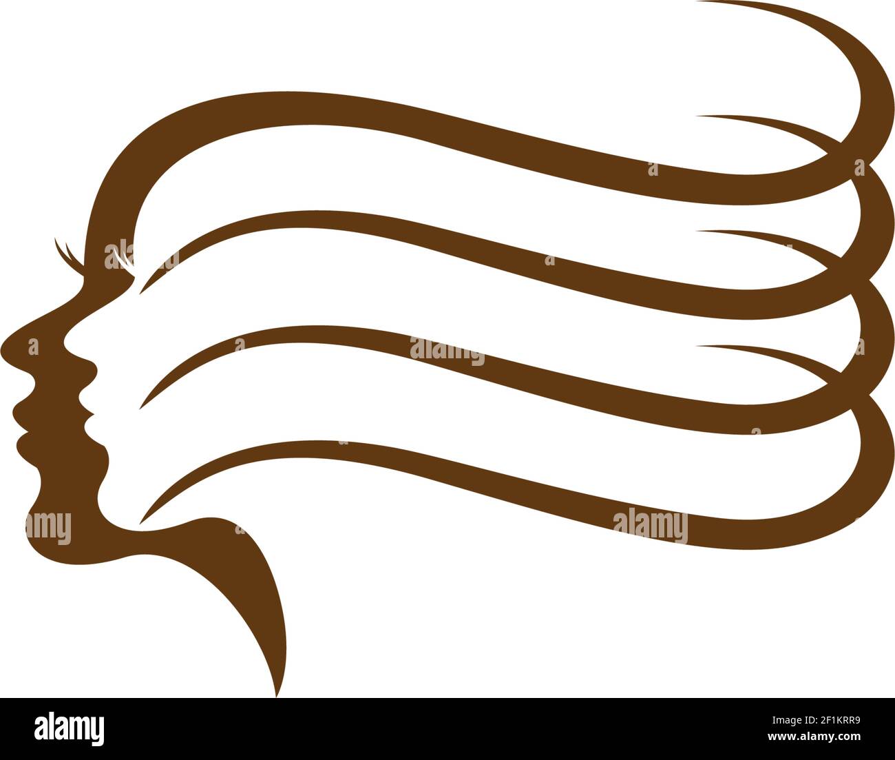 Hair logo template vector icon illustration design Stock Vector Image ...