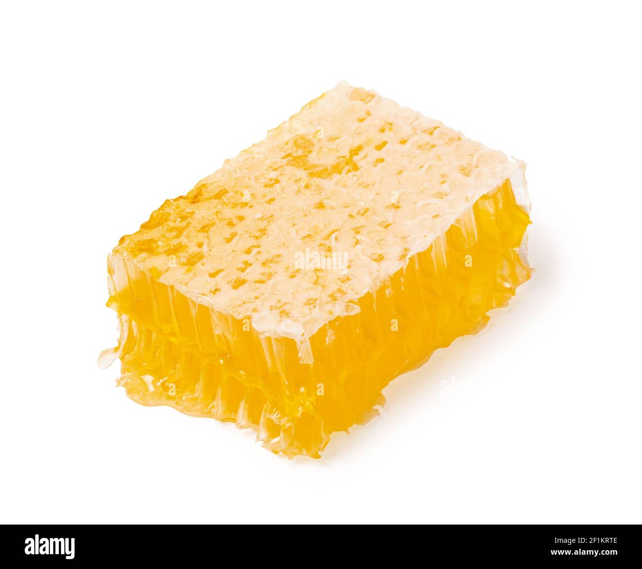 Honeycomb slice Cut Out Stock Images & Pictures - Alamy