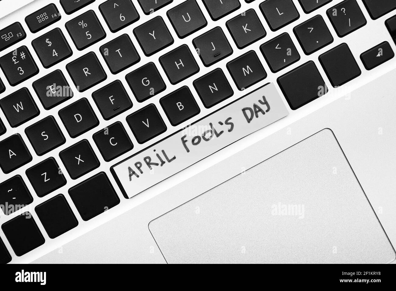 Text april fools day Black and White Stock Photos & Images - Alamy