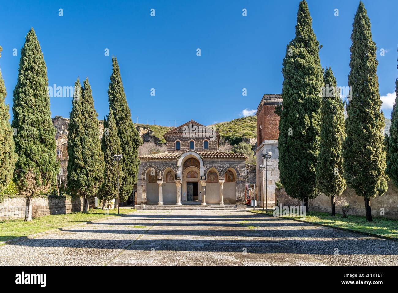 Benedictine Abbey of Sant Angelo in Formis, dedicated to the Archangel ...