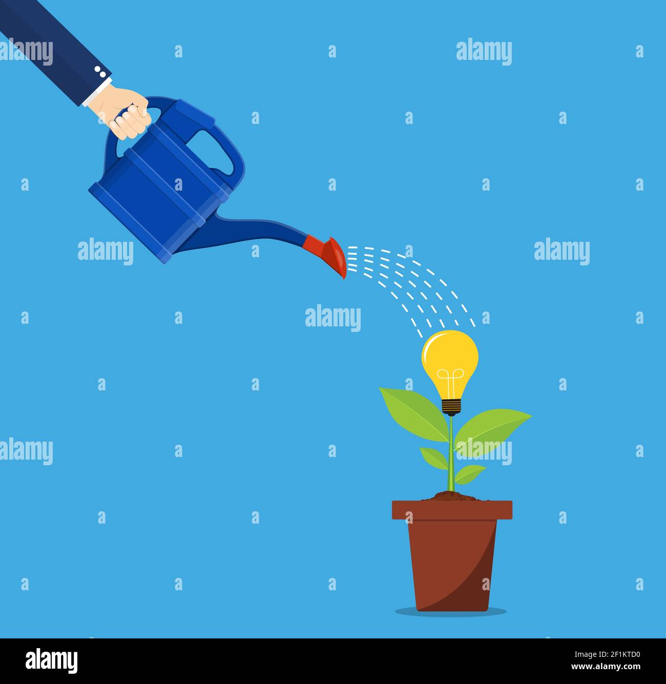 Watering can cartoon hi-res stock photography and images - Alamy
