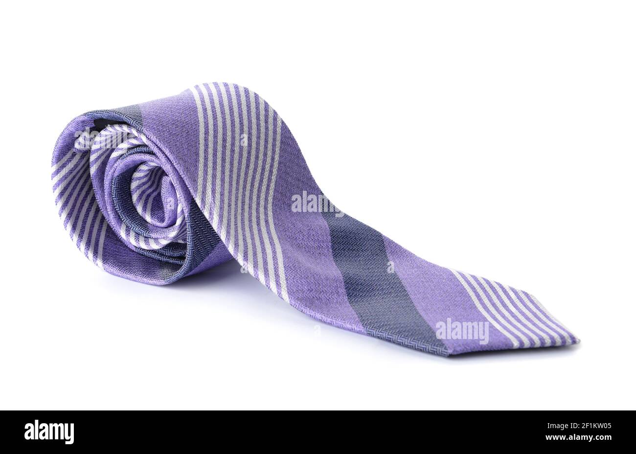 Stylish necktie on white background Stock Photo - Alamy